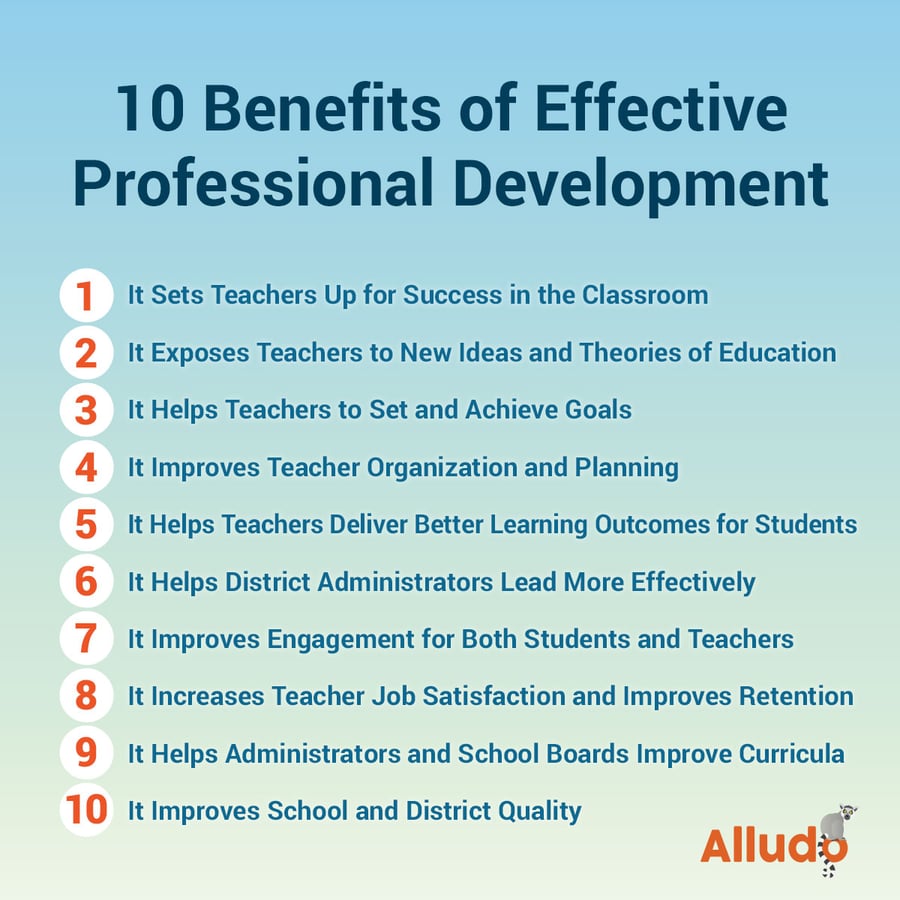 10 Benefits of Effective Professional Development for Teachers You ...
